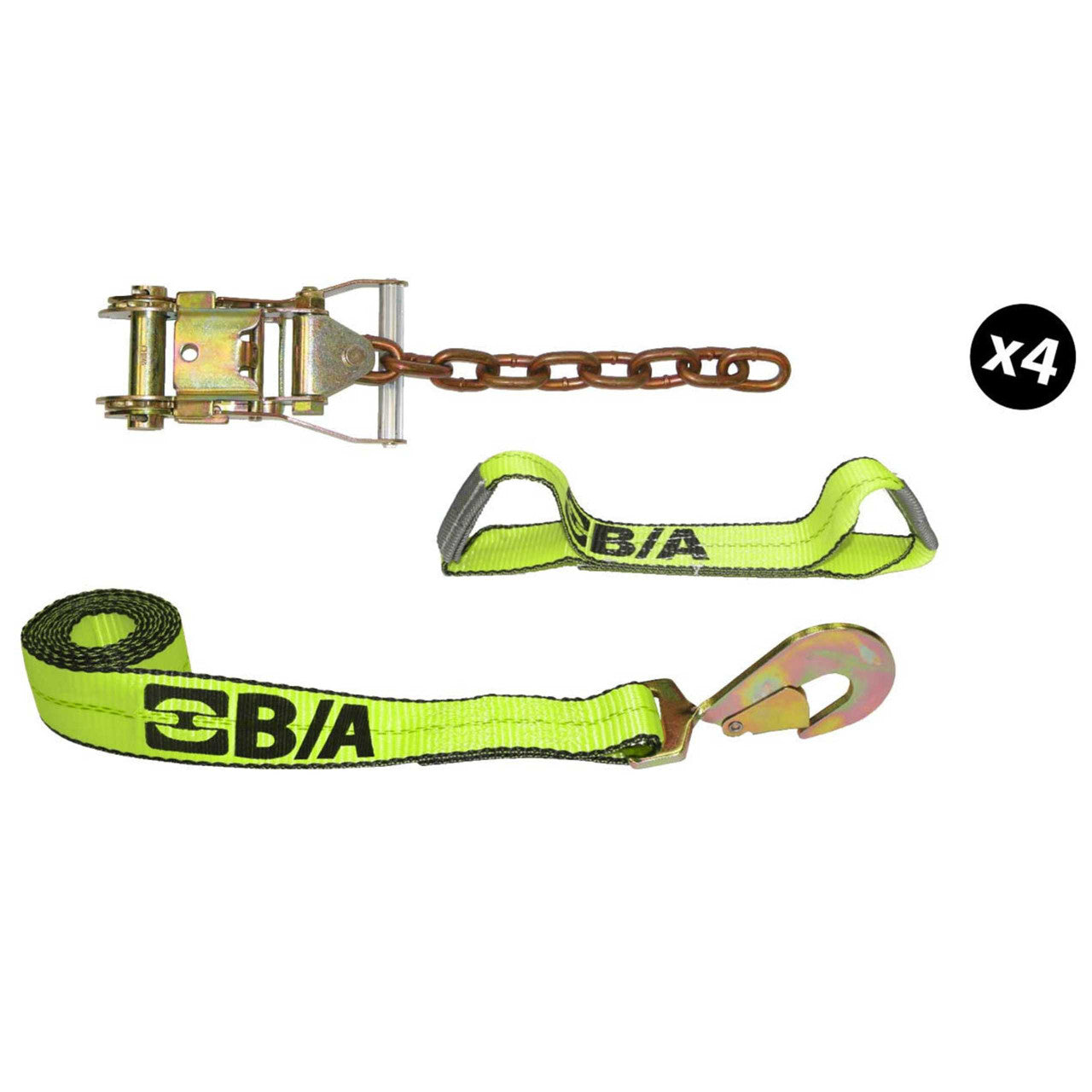 8 Point 2" Hi-Viz Roll Back Tie-Down System – New England TruckMaster